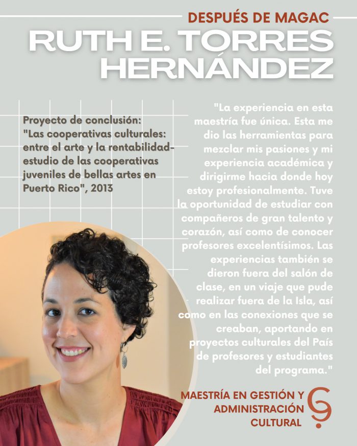 Después de MAGAC – Maestría en Gestión y Administración Cultural